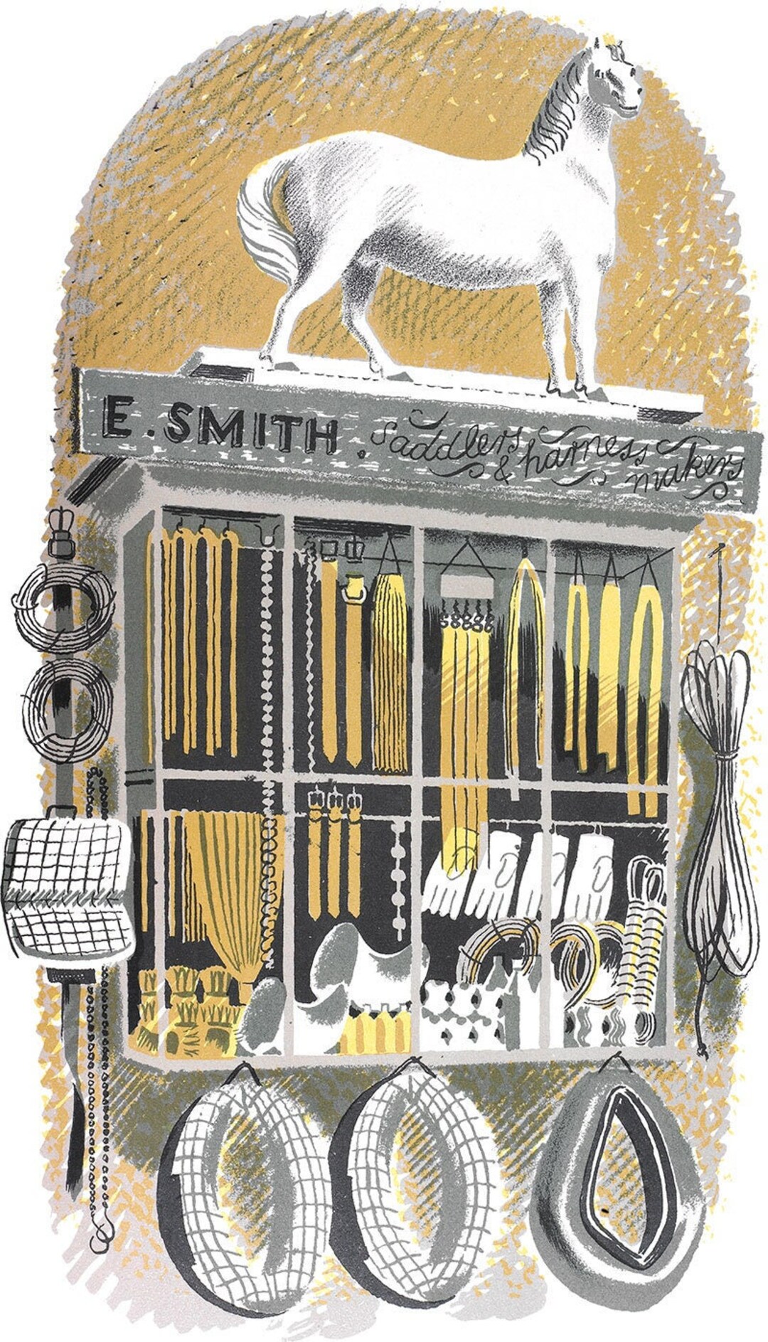 ERIC RAVILIOUS 'high Street' V&A Reprint 9x5.5ins. JM Richards - Etsy