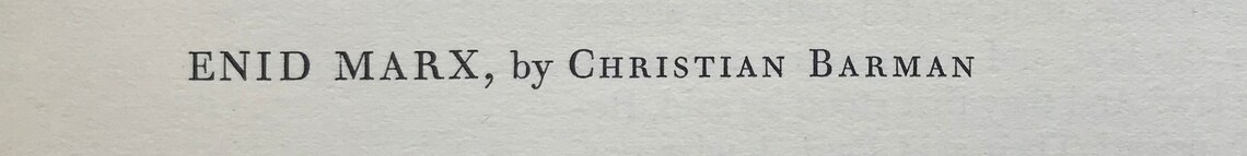 1936 ENID MARX Design for a Calendar Wood Engraving From the | Etsy UK