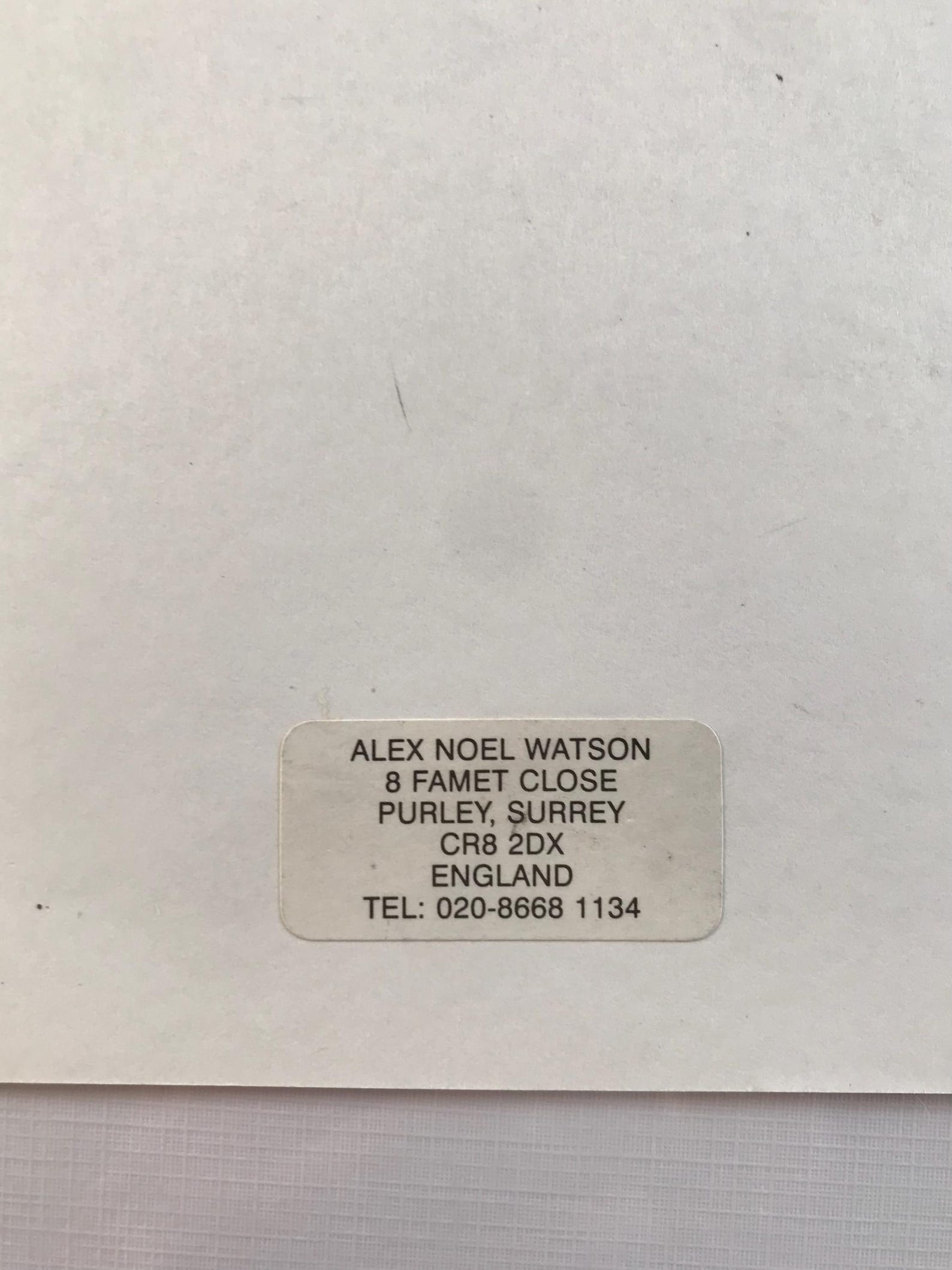 ALEX NOEL WATSON Ink/pencil Original Signed Newspaper Cartoon British ...