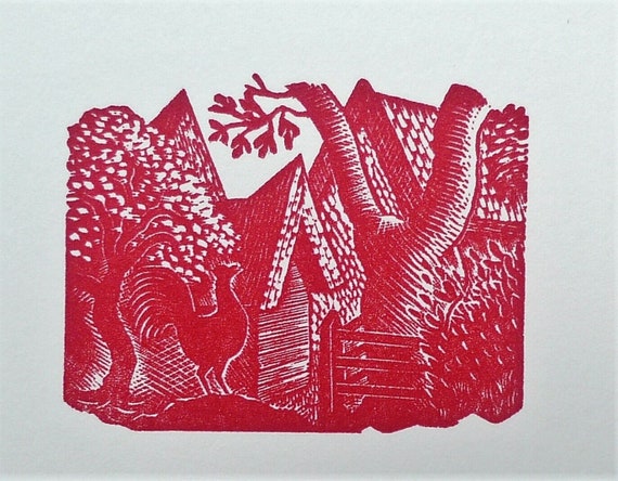 Prints Art & Collectibles Eric Ravilious 1903-1942 Original Woodcut ...