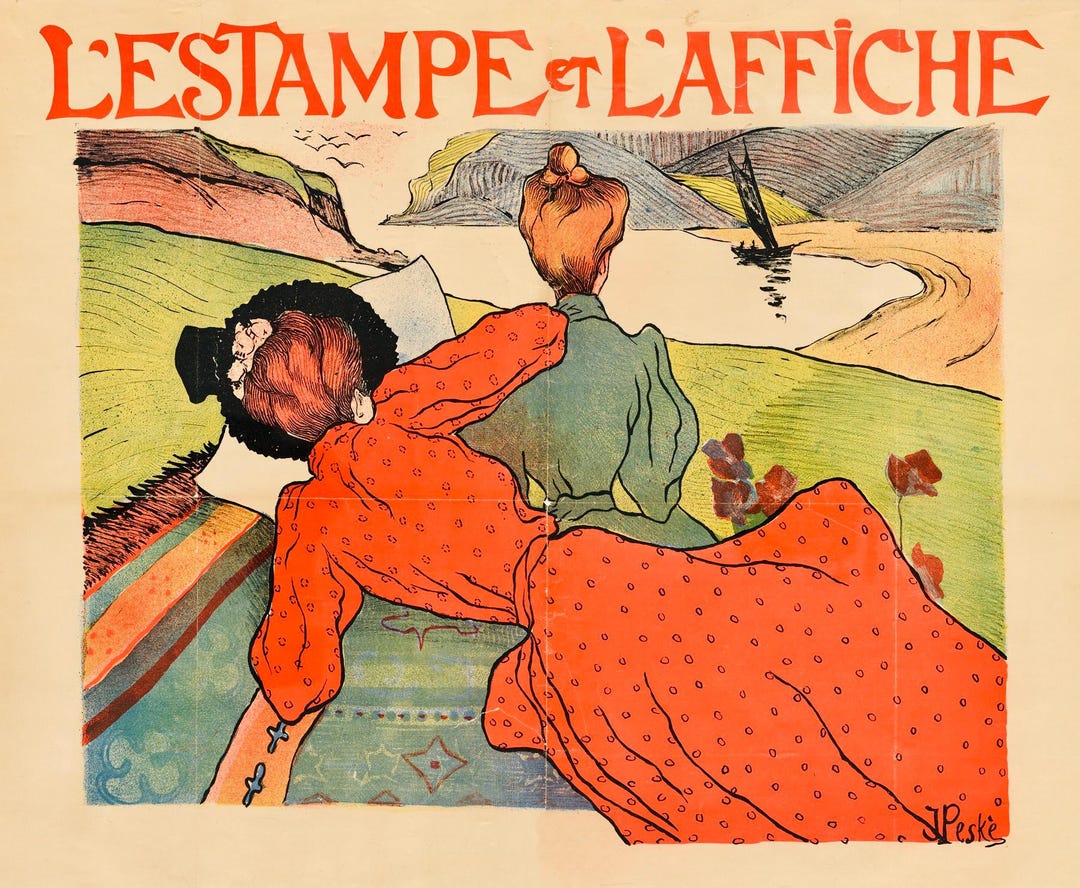 JEAN PESKÉ 'l’estampe Et L’affiche-prints and Posters' (1898). Jean ...