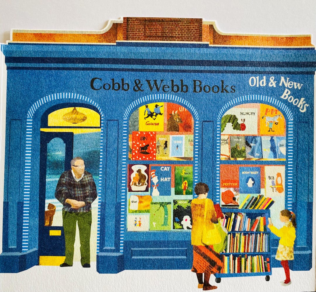 Natsko Seki. BOOKSHOP. Illustration for 'broadway Market' in Hackney ...