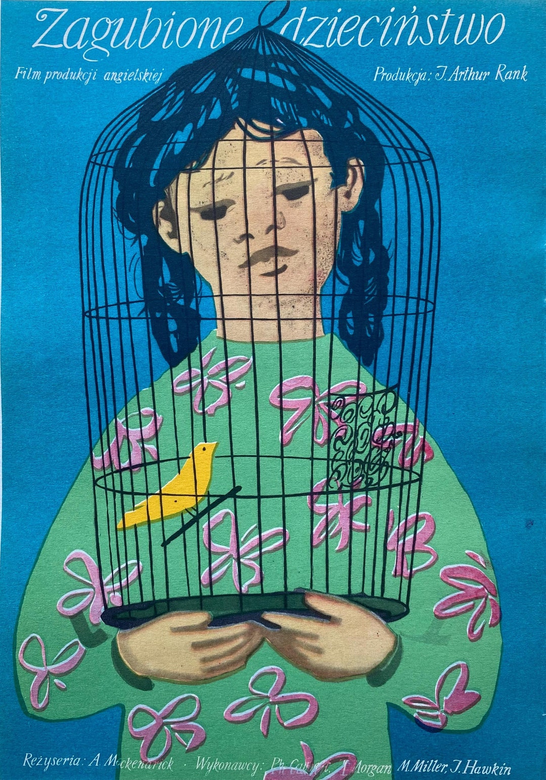 1957 JAN LENIKA. 'MANDY' Poster Illustration. Polish Film. C.11x8ins ...