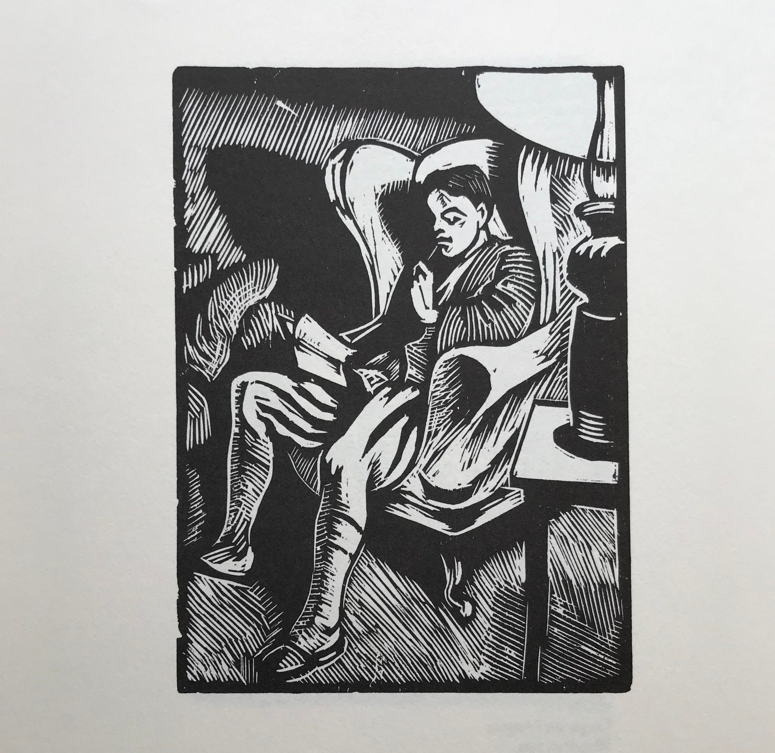 ROGER FRY 'the Novel' Print of Woodcut. Bloomsbury - Etsy UK