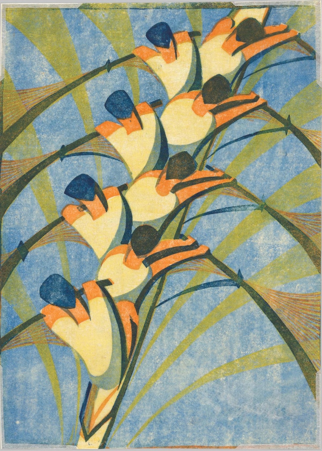Cyril Power - THE EIGHT - Circa 1930. Printed on Handmade 150gsm Paper ...