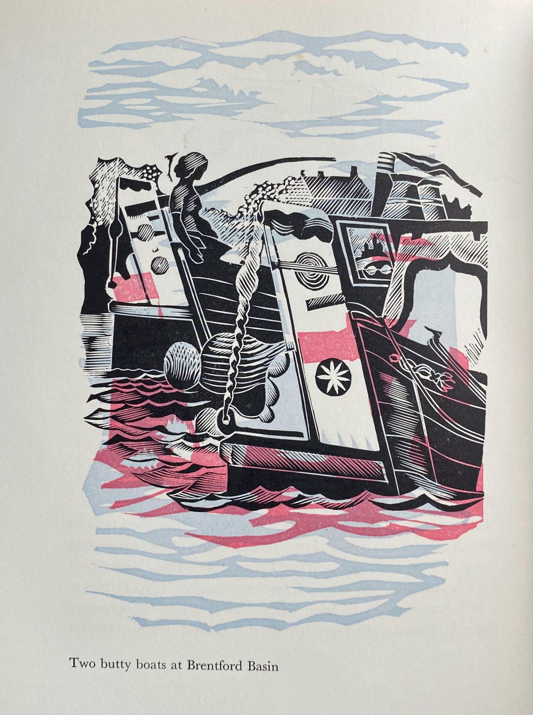 1950 JOHN O'CONNOR Wood Engraving/linocut From Original Block ...