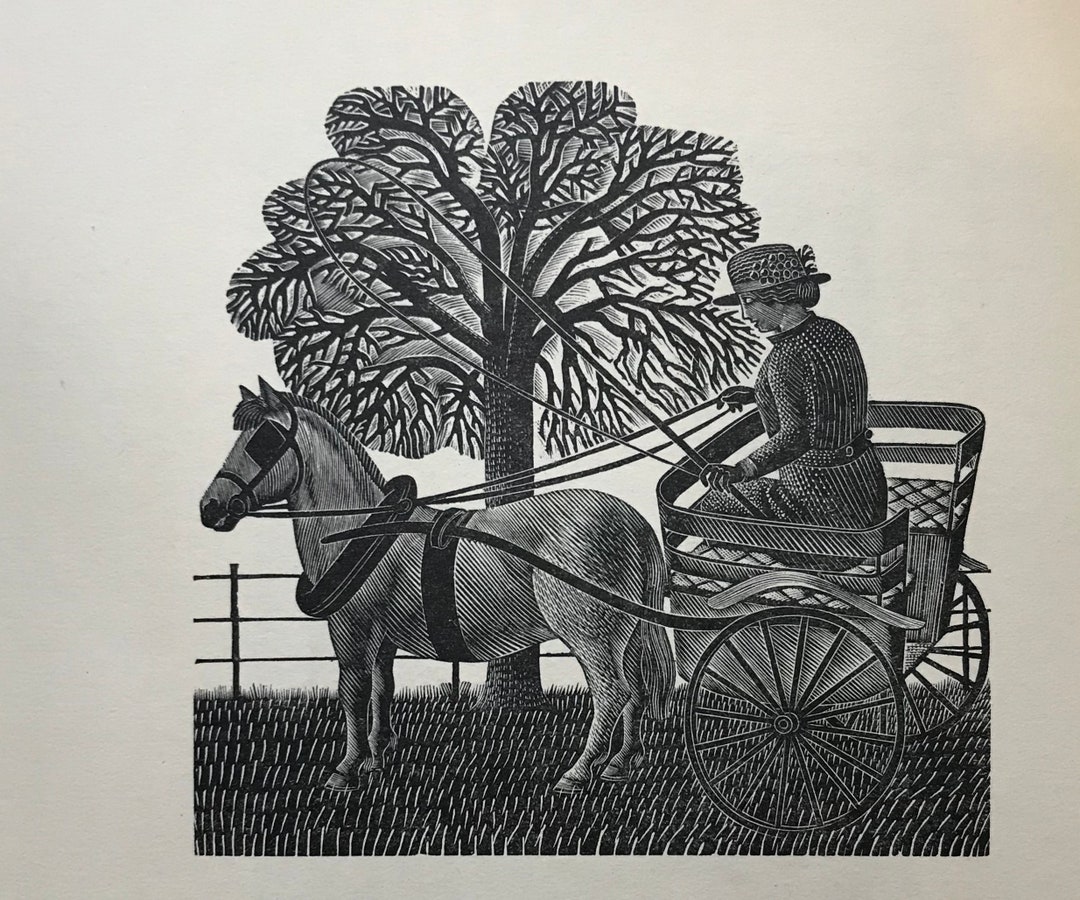 1935 ERIC RAVILIOUS. Wood Engraving Curwen Press Printed at the Curwen ...