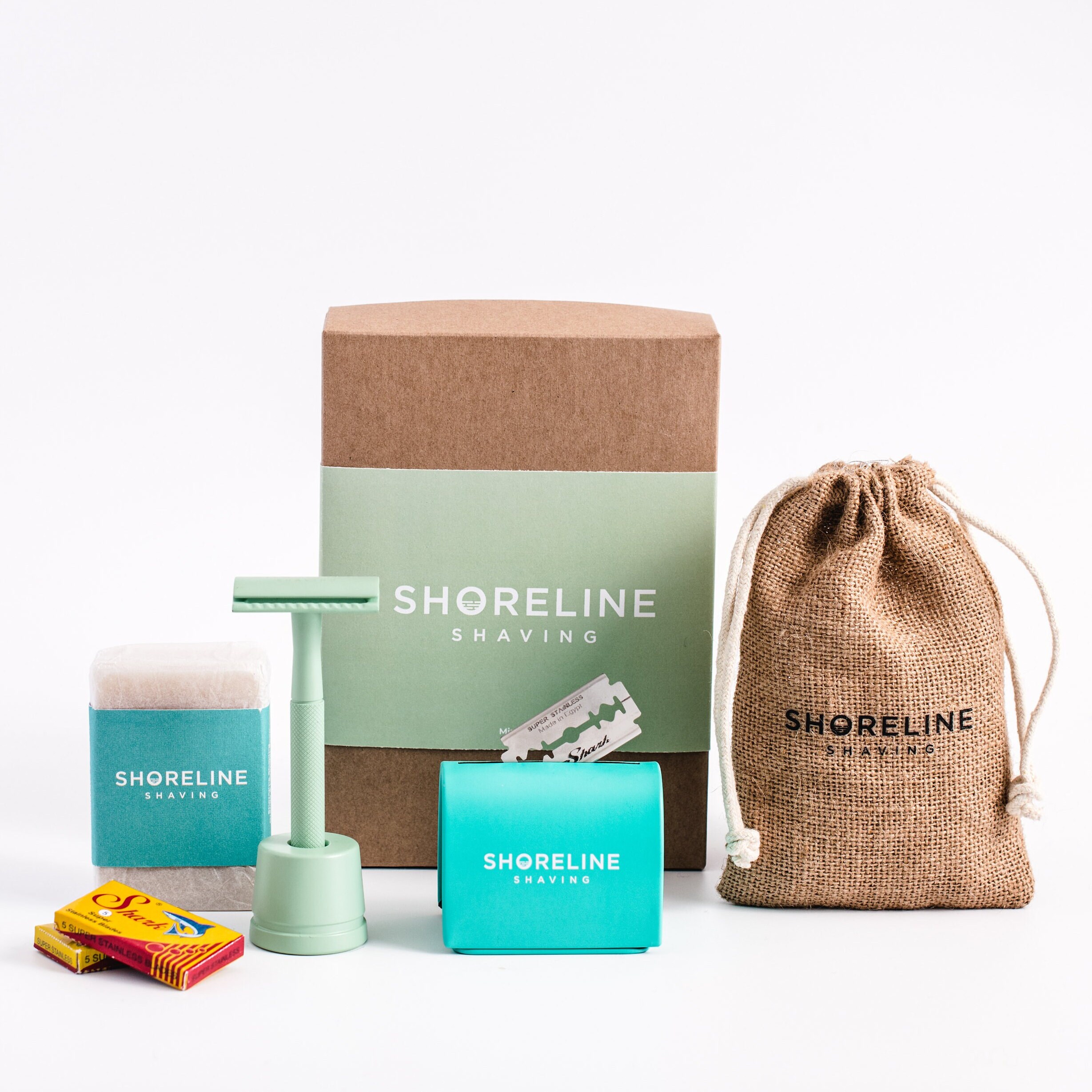 Mint Green Safety Razor - Razor Only, Travel Shaving Sets, Shaving Kits ...