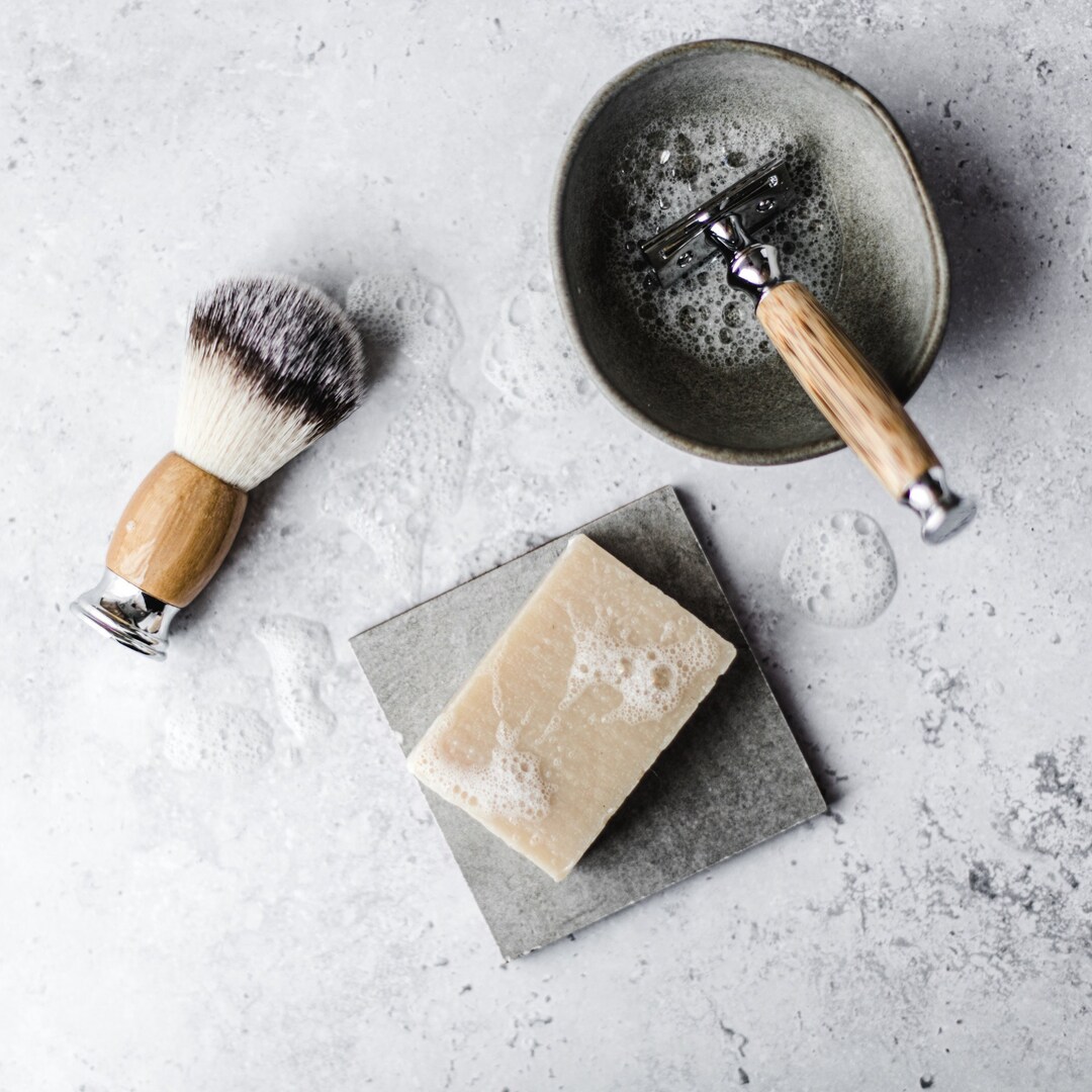Vegan Shaving Soap Bar: Natural, Unscented, Orange & Lavender, Eco ...