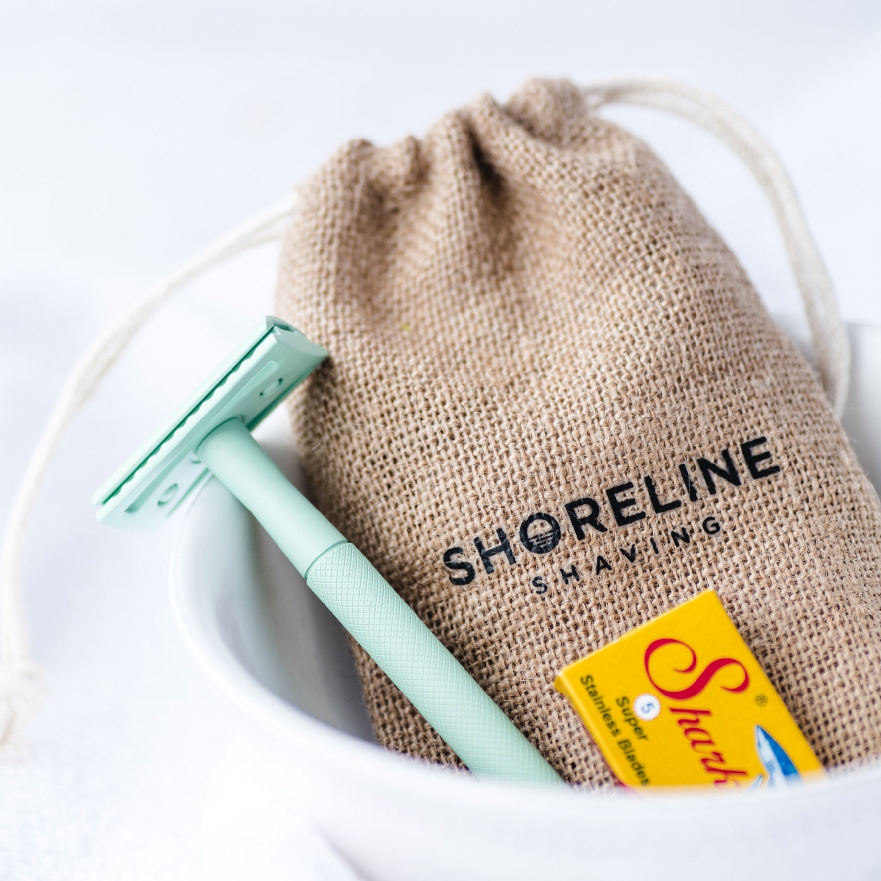 Mint Green Safety Razor - Razor Only, Travel Shaving Sets, Shaving Kits ...