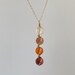 Autumn Necklace With Crystals Citrine Carnelian Sunstone Red Jasper - Etsy