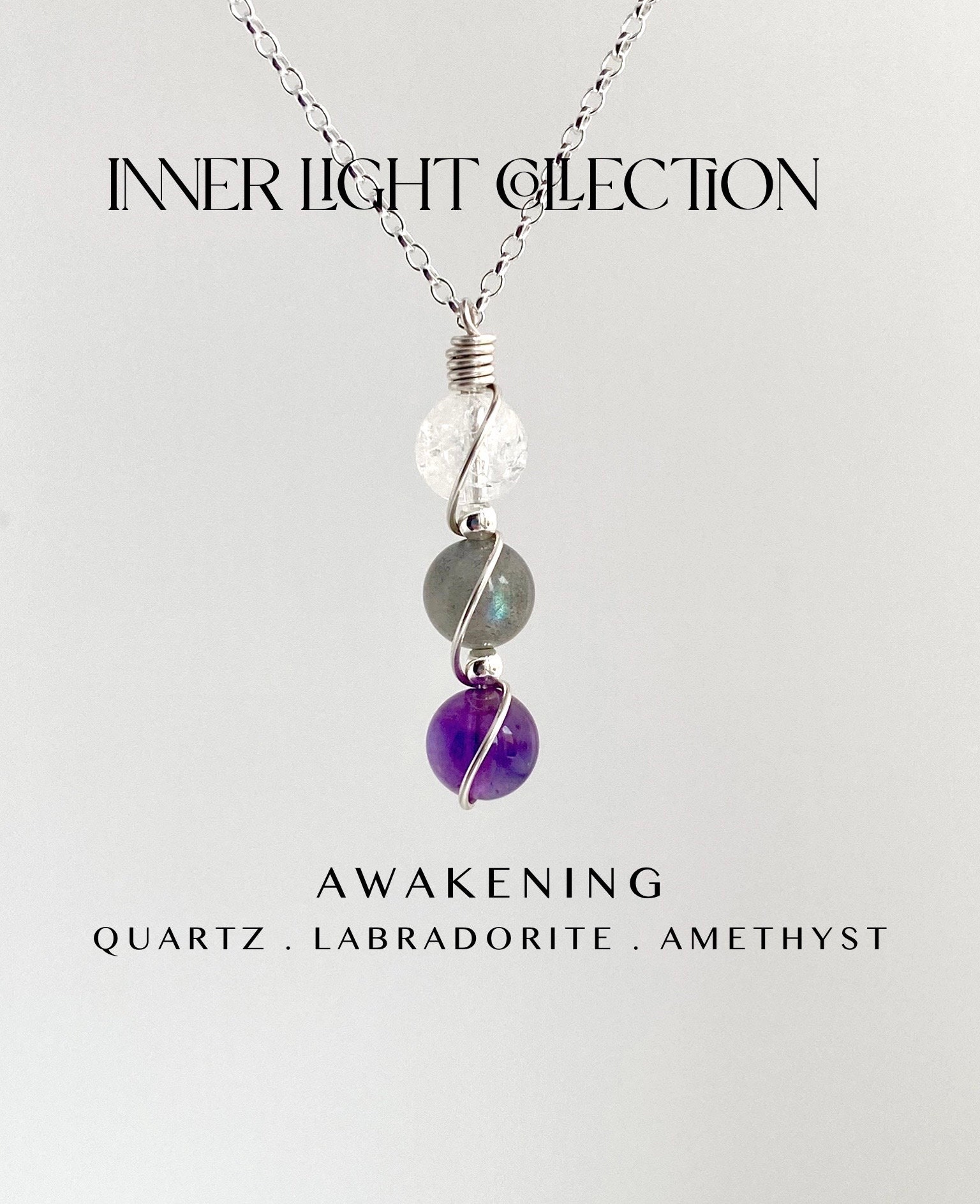 Amethyst quartz necklace store