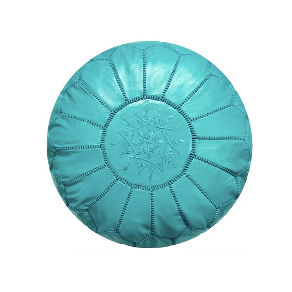 Turquoise Pouf - Etsy