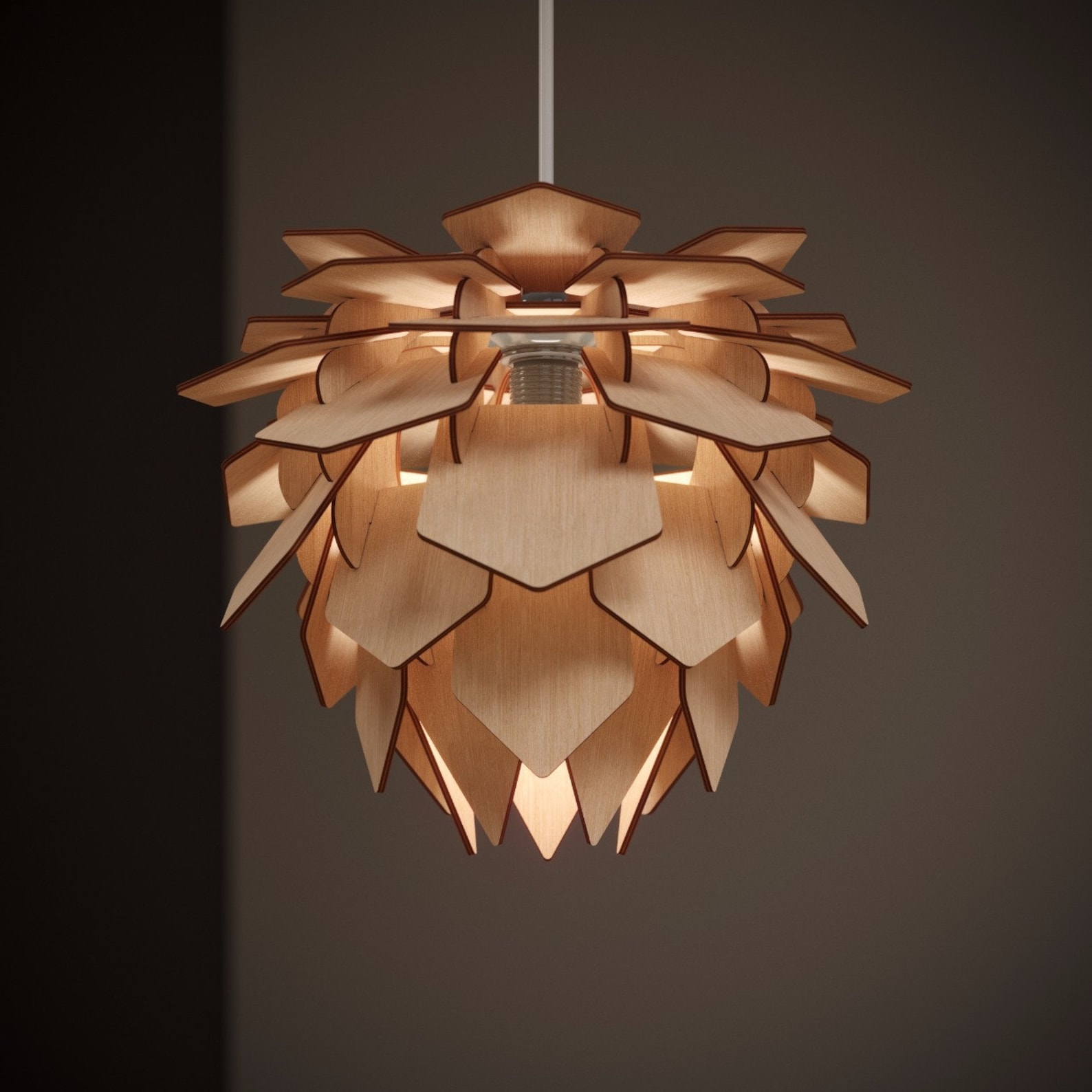 Pendant Light Pine cone pendant lamp ceiling chandelier | Etsy