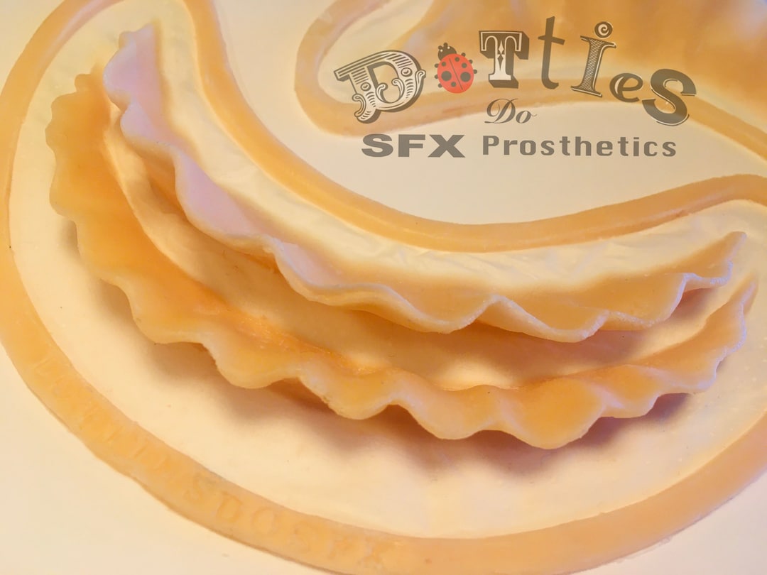 Pack of 2 Unpainted Silicone Prosthetic LARGE Gills / Aquatic Man ...