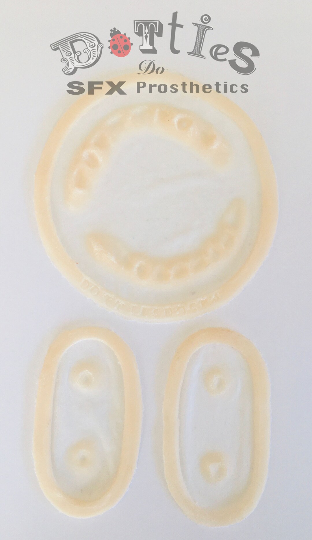 Bite Me 3 Pack Unpainted Silicone Prosthetic, Fang Bites / Vampire Bite ...