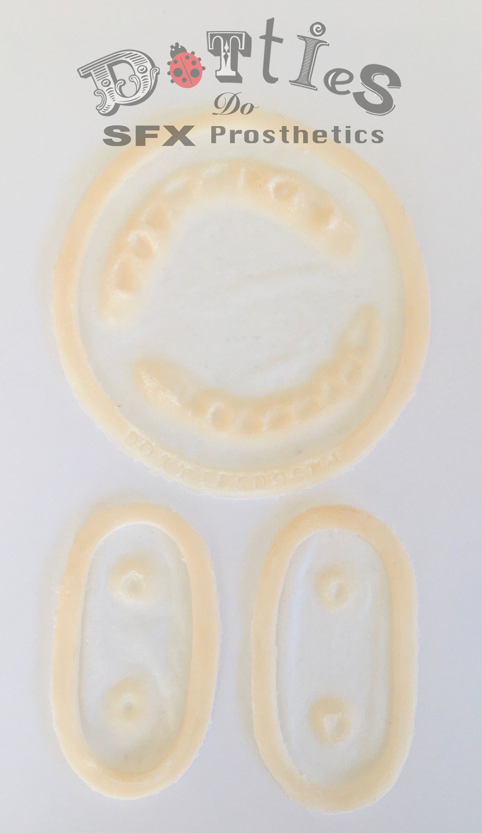 Bite Me 3 Pack Unpainted Silicone Prosthetic, Fang Bites / Vampire Bite ...