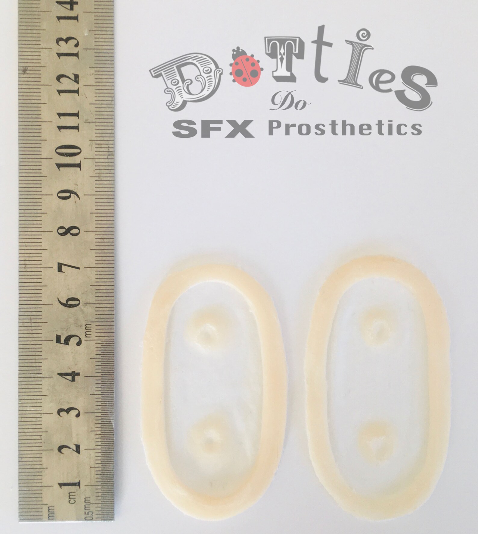 Bite Me 3 Pack Unpainted Silicone Prosthetic, Fang Bites / Vampire Bite ...