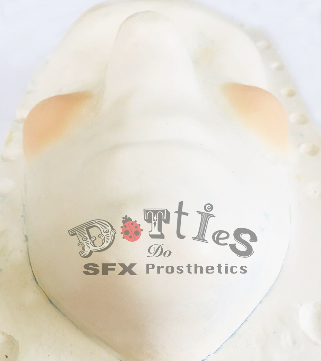 Pair of Unpainted Silicone Botched Cheeks / Implant / Plastic Surgery ...