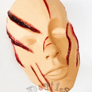 8 Piece Scratch Pack Unpainted Silicone Prosthetic, Claw Marks ...