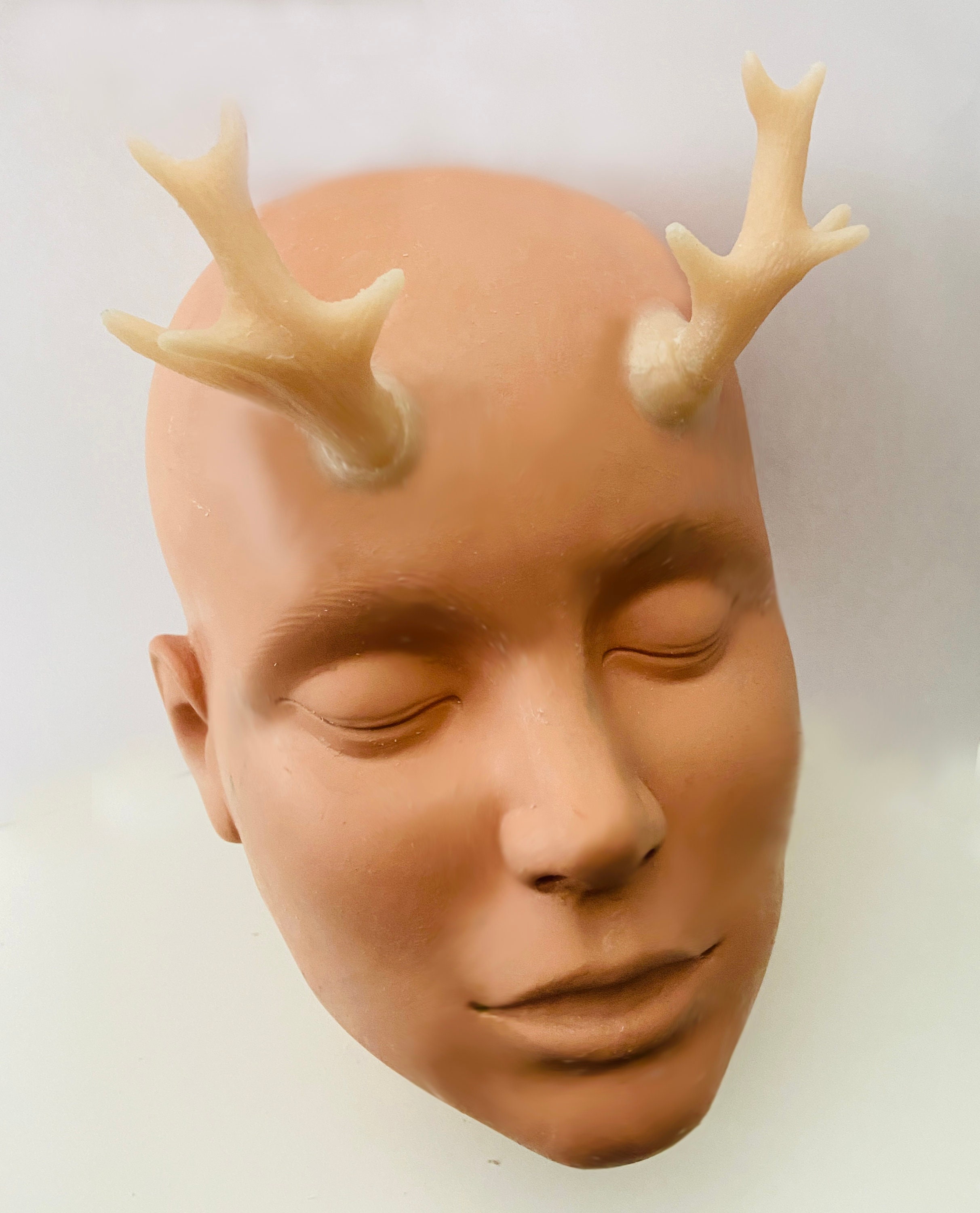 Pack of 2 Unpainted Silicone Prosthetic Antlers - Etsy