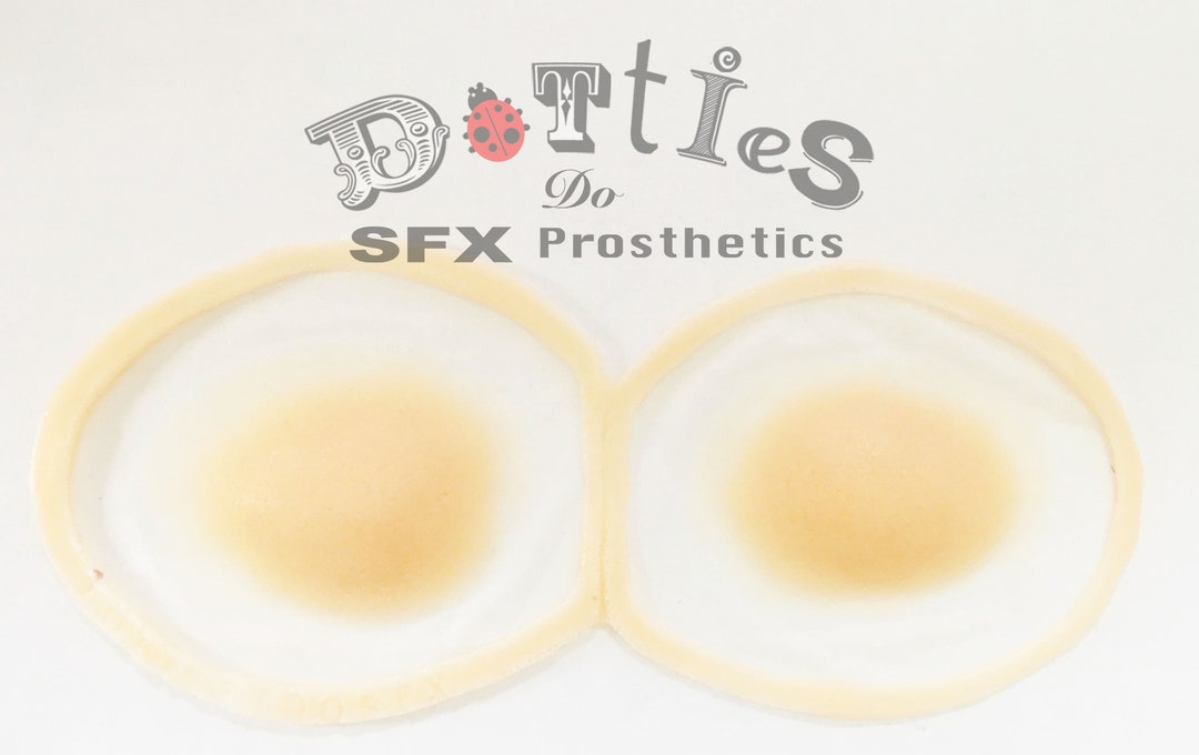 Pair of Unpainted Silicone Botched Cheeks / Implant / Plastic Surgery ...