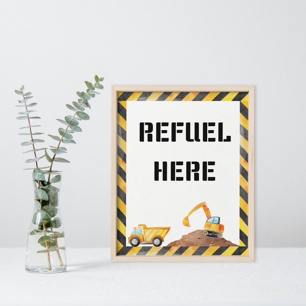 Refuel Here Sign - Etsy