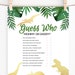 EDITABLE Guess Who Sign Dinosaur Printable Baby Shower Games - Etsy