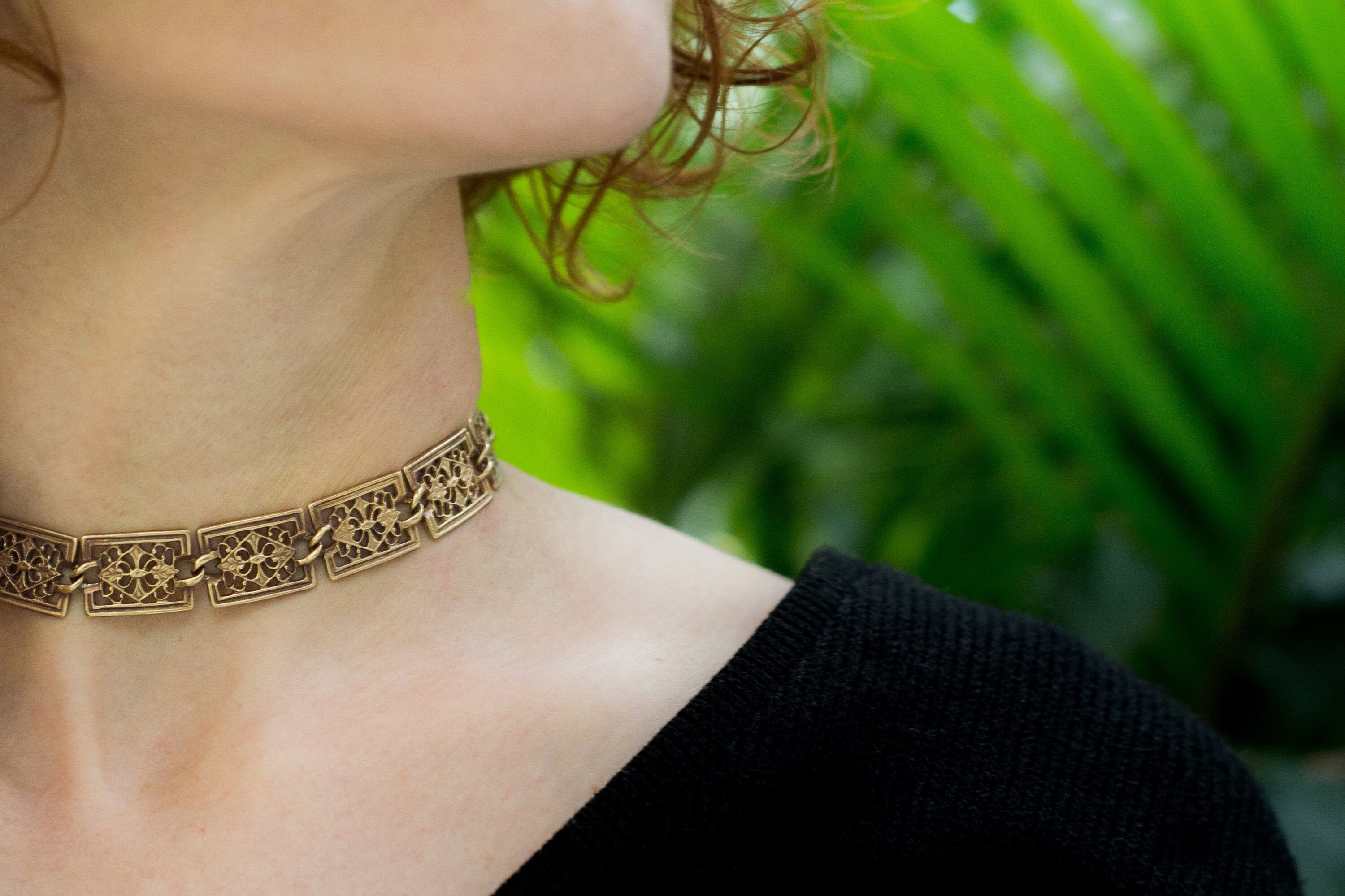 Vintage Choker Necklace, Mycenaean Ancient Greek Necklace, the Witcher ...