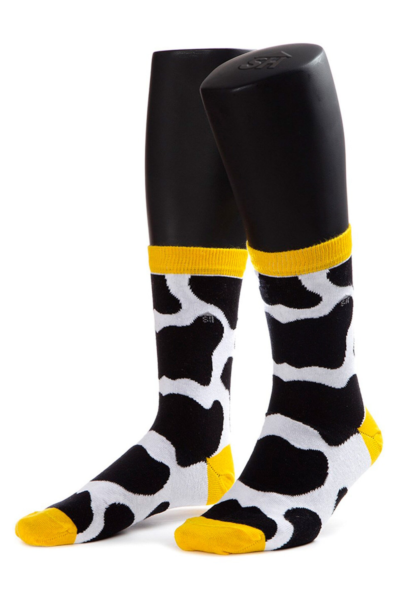 Cow Design Socks, Cow Pattern Women Socks, Animal Socks, Cow Lover ...