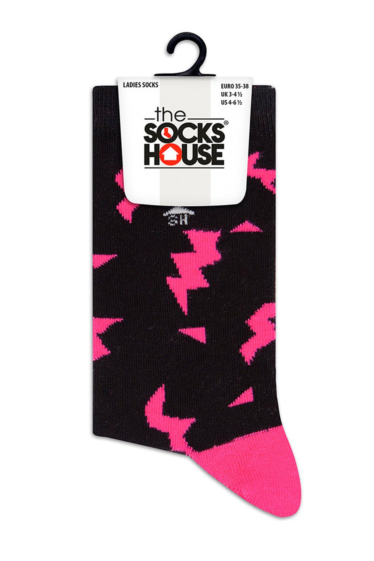 Pink Thunder Design Socks Pink Thunder Pattern Socks Novelty - Etsy UK