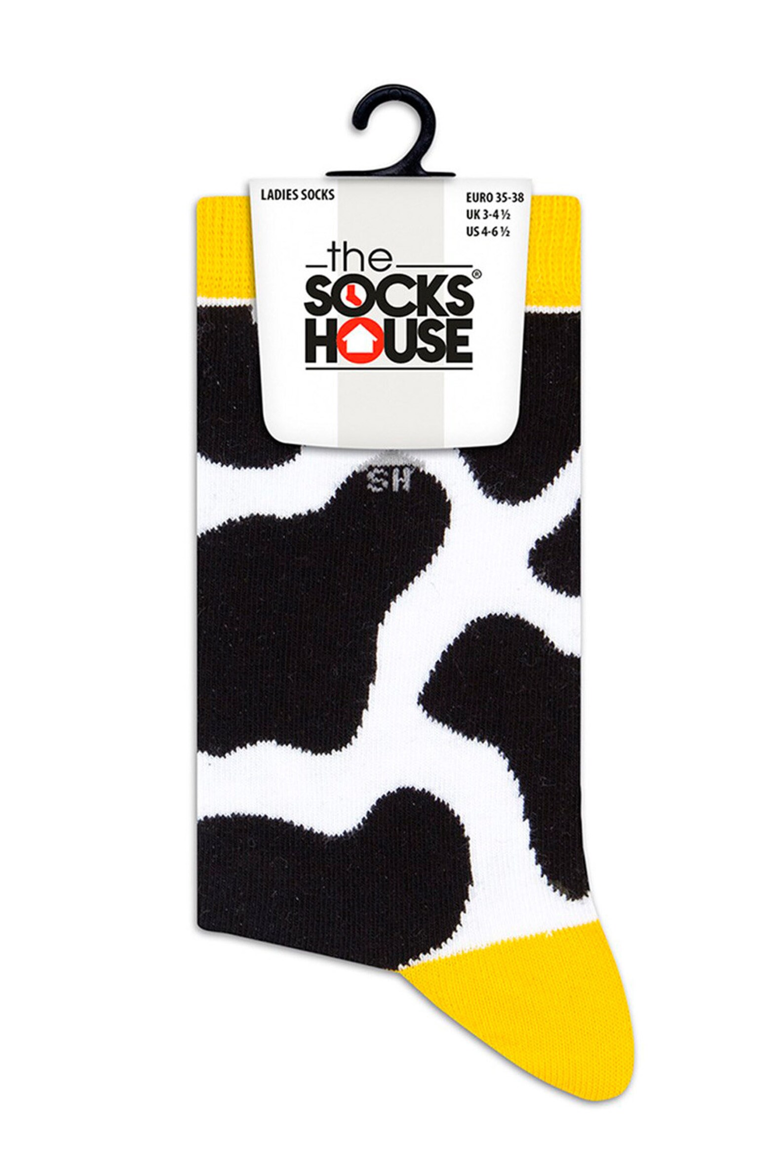 Cow Design Socks Cow Pattern Women Socks Animal Socks Cow - Etsy