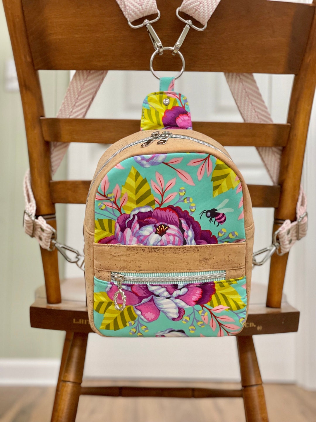 Sling Backpack, Tula Pink Backpack, Floral Sling, Mini Backpack ...