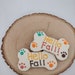 Hello Fall, Large Dog Bone, Fall Dog Cookies, Hello Fall Dog Bone, Dog ...