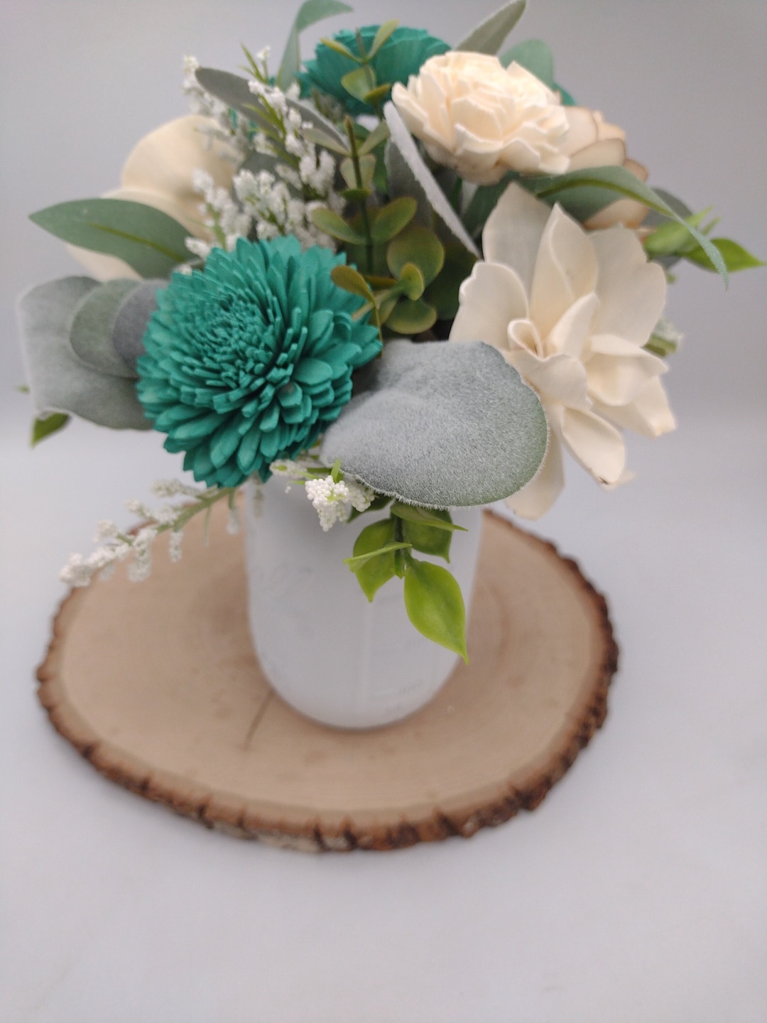 Sola Wood Flower Arrangement, Wood Flower Home Decor, Flower Bouquet ...