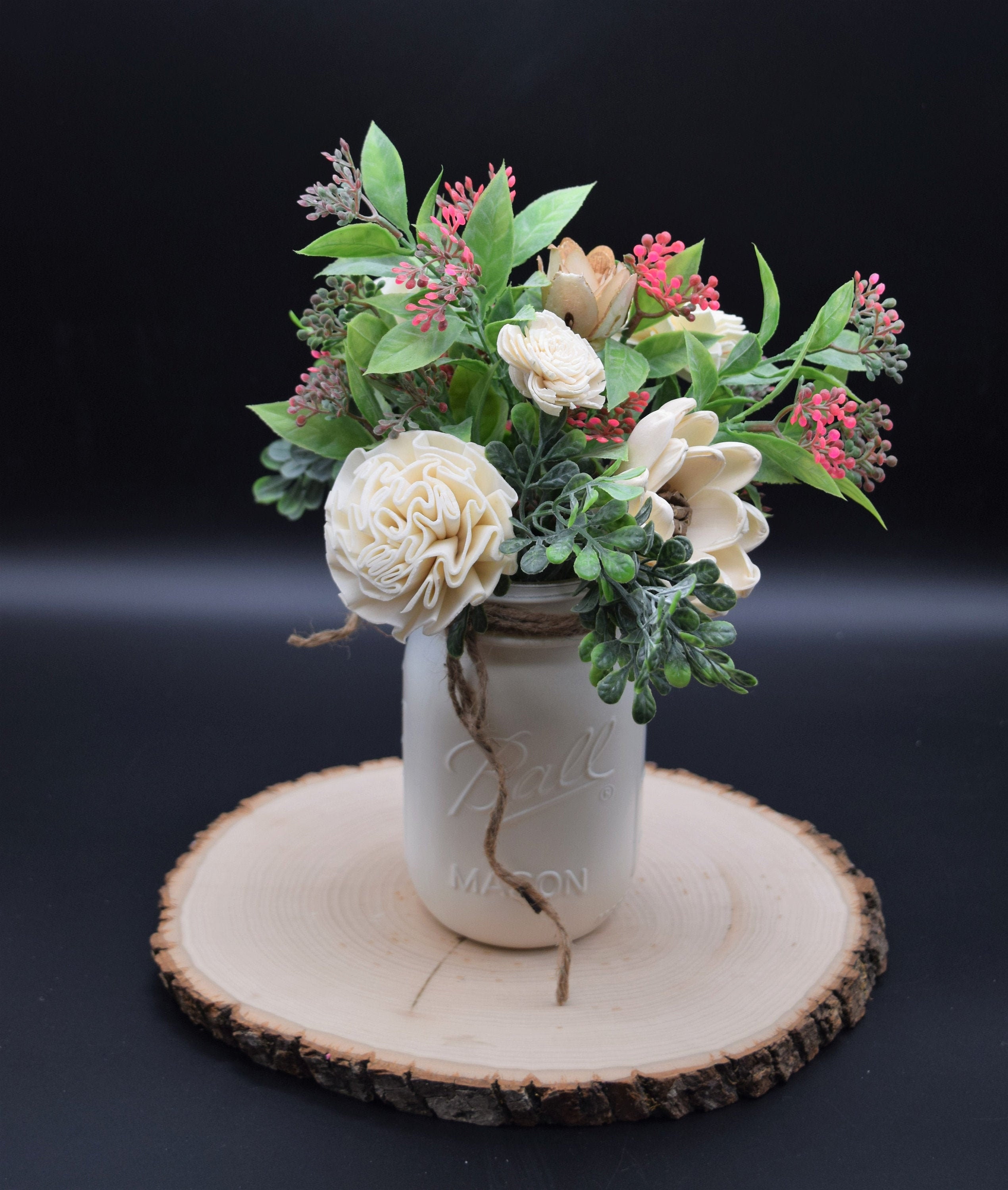 Sola Wood Flower Arrangement Wooden Flowers Wood Bouquet | Etsy