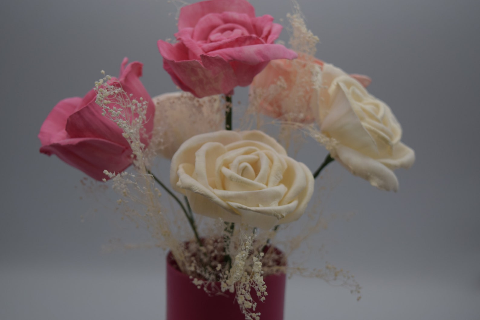 Sola Roses Forever Flowers Half Dozen Sola Wood Rose | Etsy