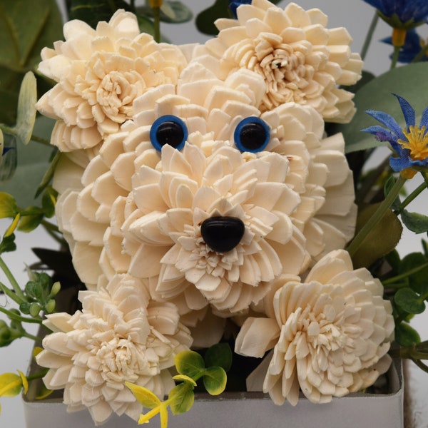 Dog Flower Arrangement - Etsy