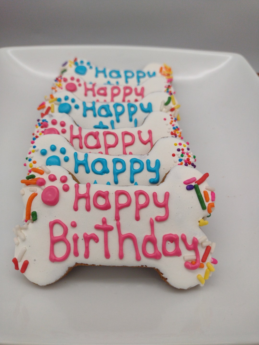Small Dog Birthday Bone, Birthday Treat, Dog Birthday Treat, Birthday ...