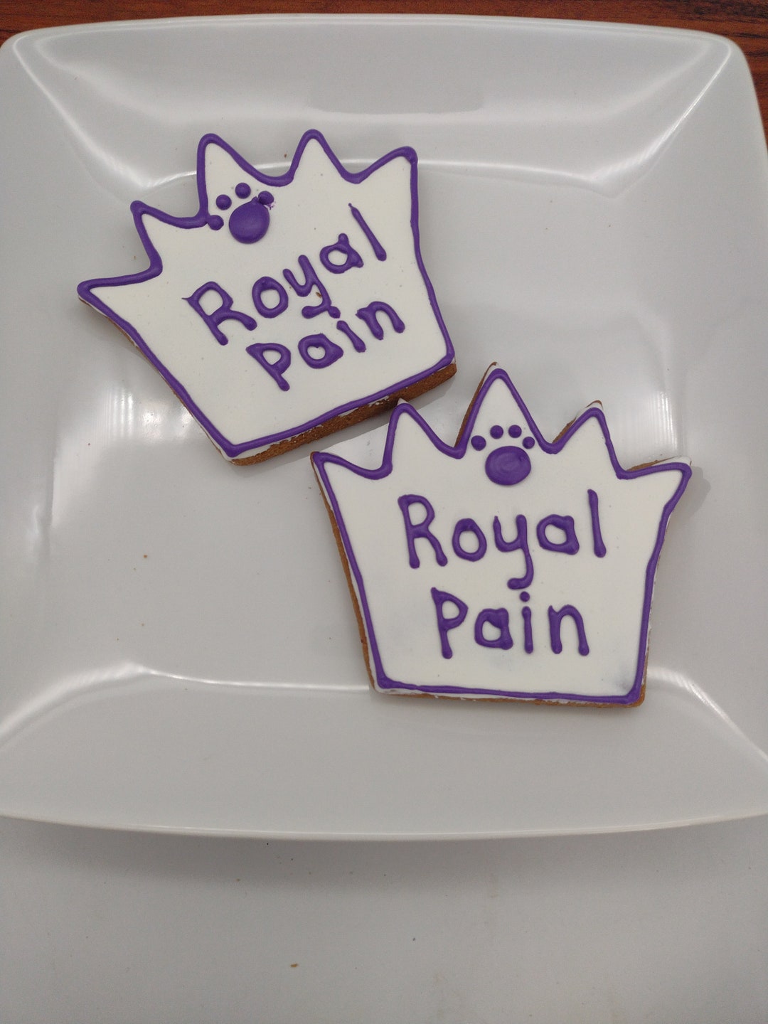 Dog Crowns, Royal Pain Dog Cookies, Pet Bakery, Handmade Small Batch ...