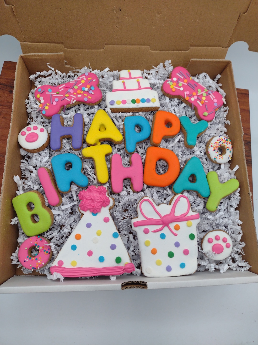 Deluxe Dog Birthday Party Pack, Birthday Treat Pack, Dog Birthday Treat ...