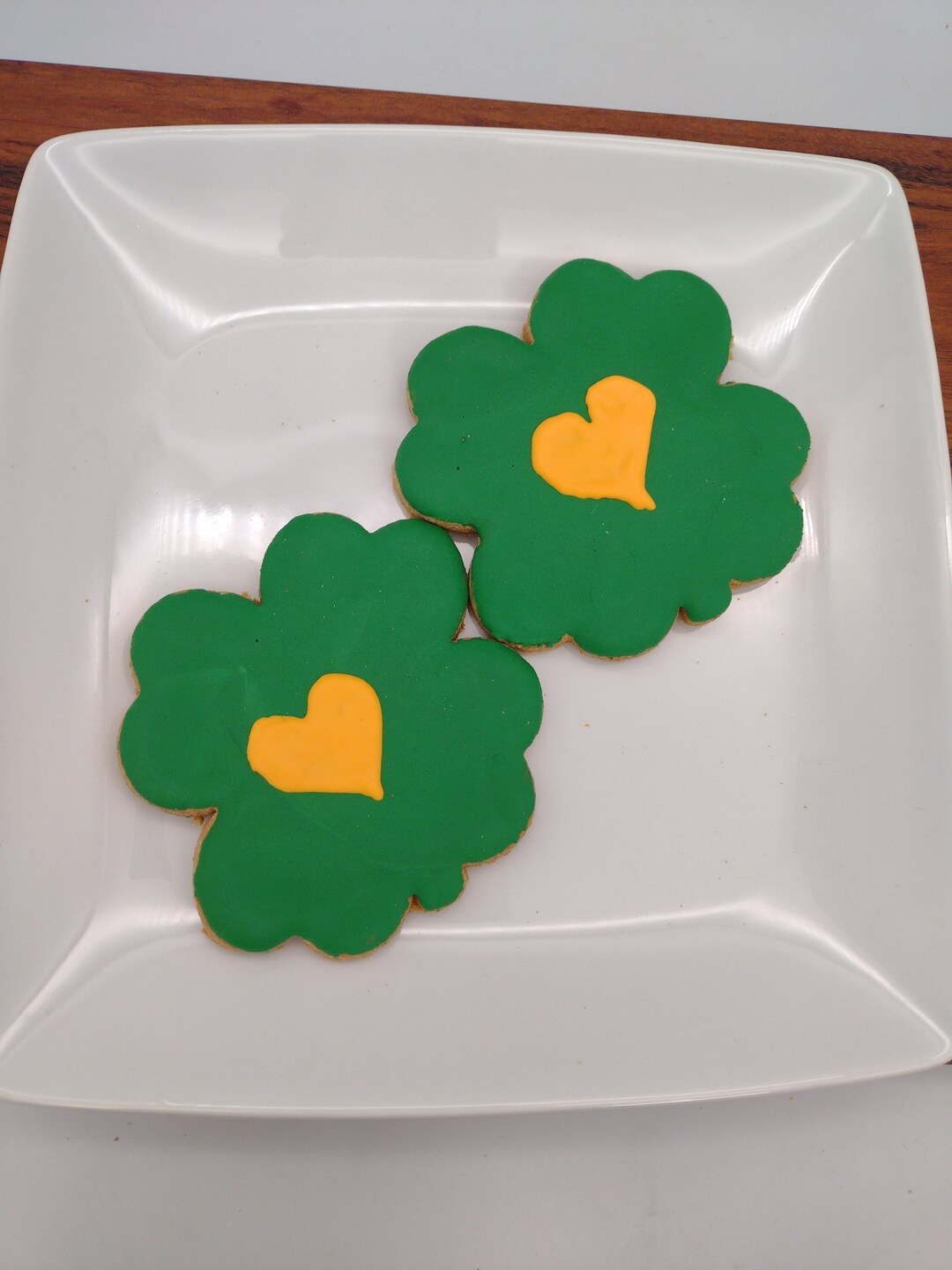 St. Patricks Day Cookies, 3 Pack Shamrock Cookies, Large Shamrock ...