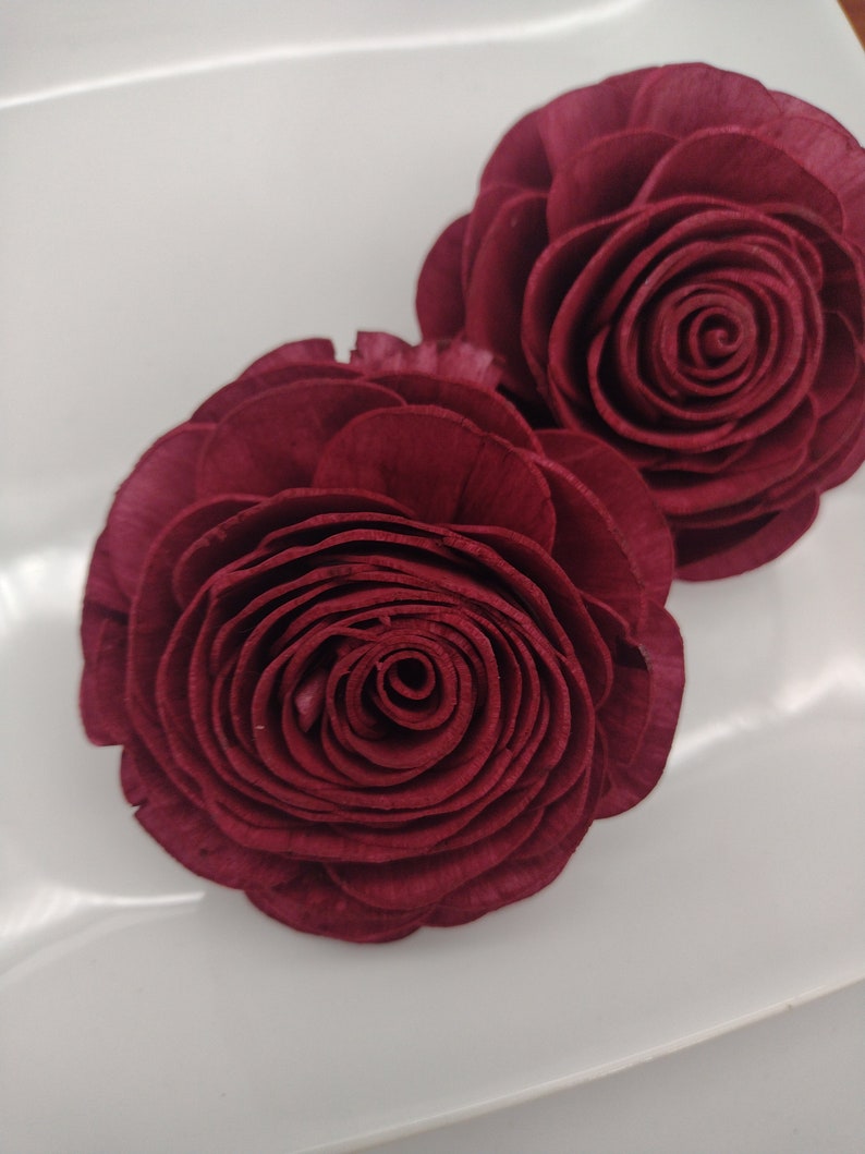 Sola Wood Flowers, Wine Sola Flowers, Burgundy Wood Flowers, Sola Wood ...
