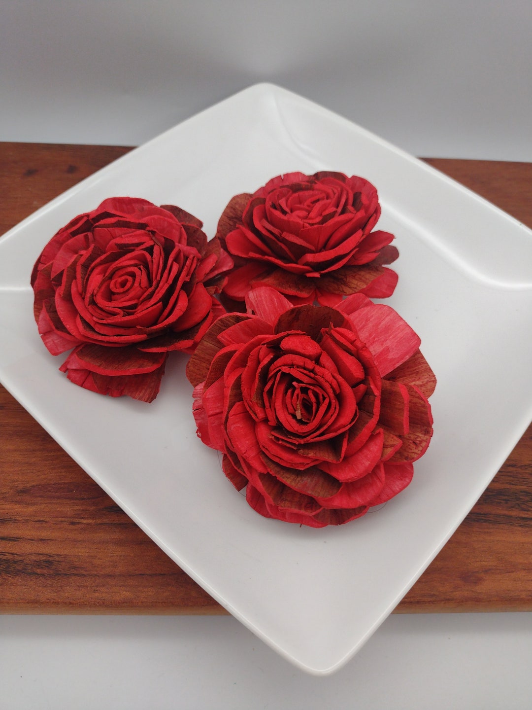 Sola Wood Roses, Red Flowers, Rose Wood Flowers, Red Wood Flower, Bulk ...
