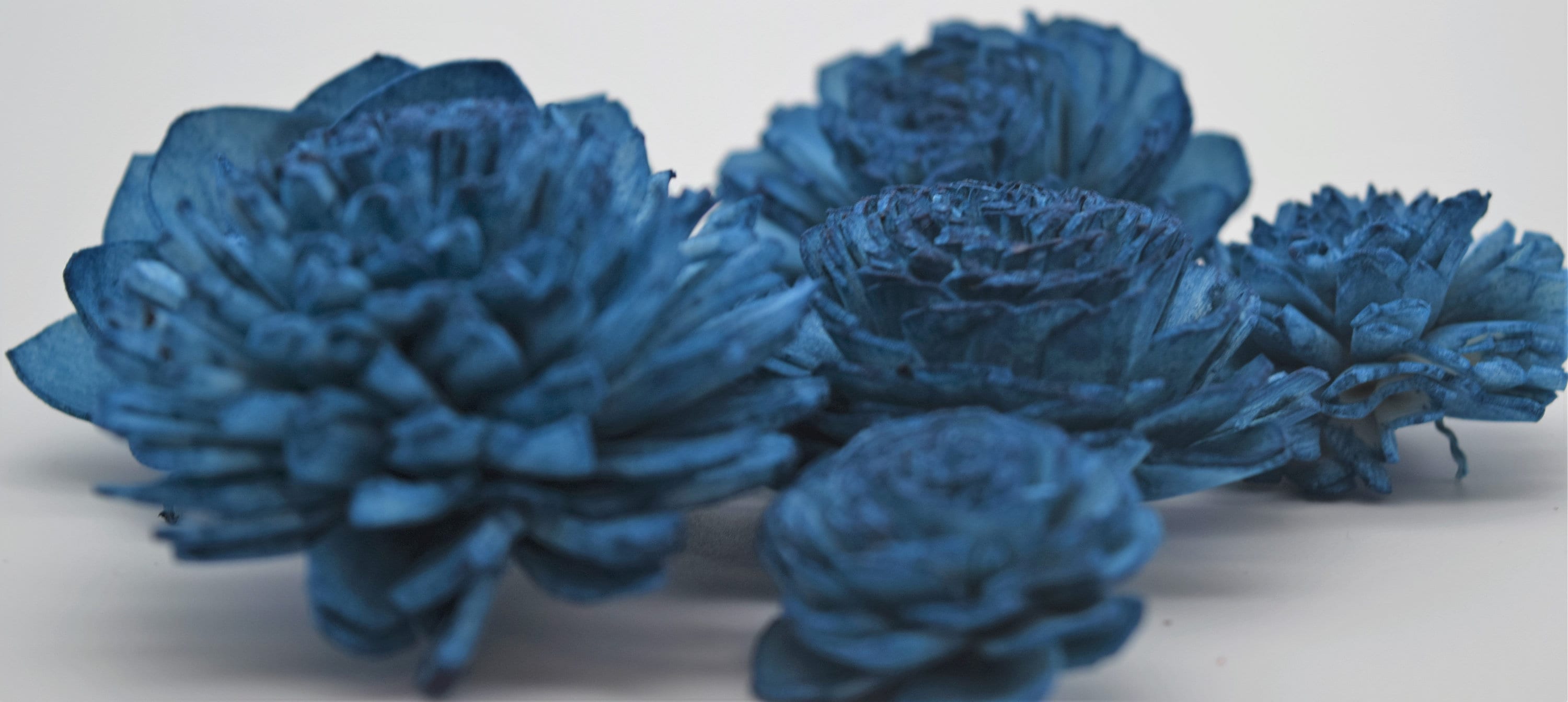 Sola Wood Flowers, Blue Flowers, Wood Flower, Blue Wedding Decor, Craft ...