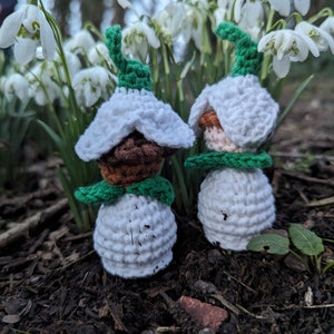Crochet Pattern Snowdrop Flower Fairy Doll - Quick Low Sew Crochet ...