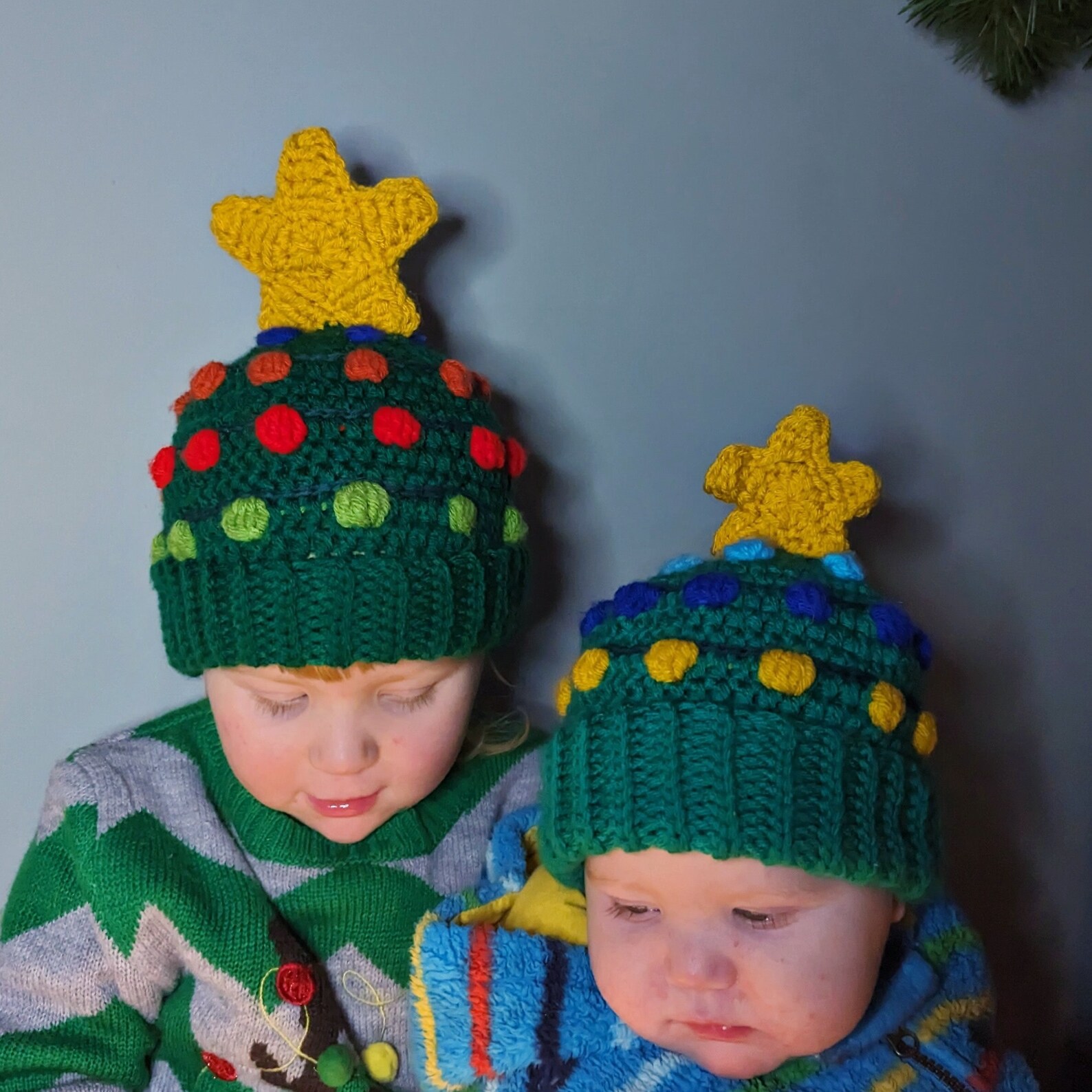 Crochet Christmas Tree Hat Pattern: Family Sizes (PDF Pattern) - Etsy