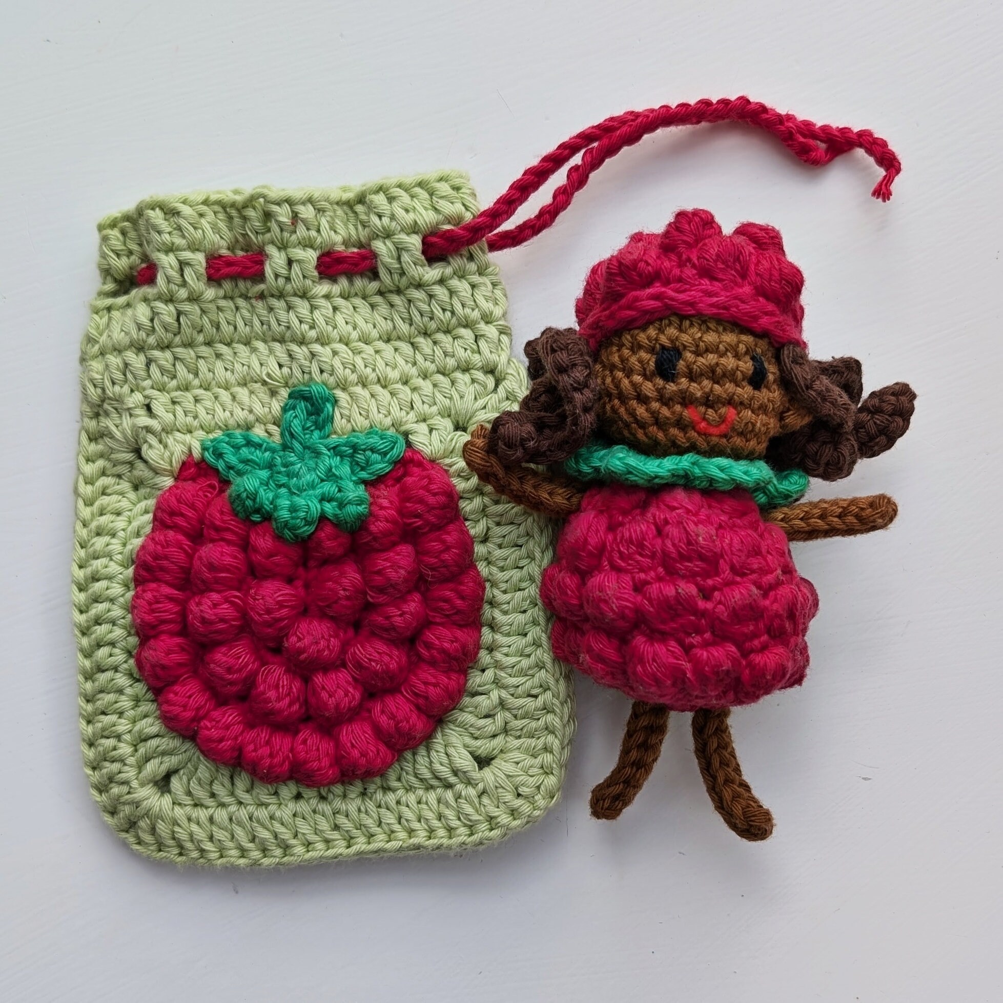 Tutti Frutti Crochet Doll Pattern: Amigurumi Fruit Dolls With Pouches ...