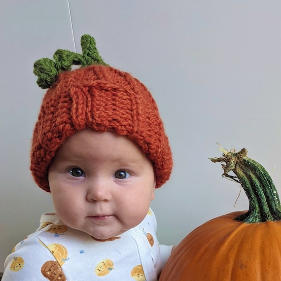Pumpkin Hat. Halloween Beanie. Baby s First Halloween. Autumn Pumpkin. Toddler Pumpkin Hat. Etsy UK