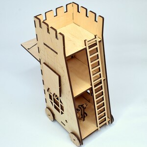 Assault Tower Siege Tower 3D Puzzle DIY Creative Boy Gift | Etsy